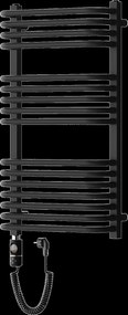 Mexen Apollo, elektrické topné těleso 860x450 mm + topná tyč 600 W, černá, W117-0860-450-2600-70