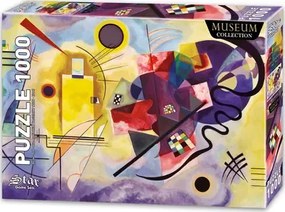 STAR Puzzle Žlutá, červená, modrá / 1000 dílků / 68 × 48 cm