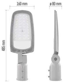 LED Pouliční lampa SOLIS LED/30W/230V 4000K IP65