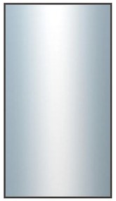 DANTIK - Zarámované zrcadlo - rozměr s rámem cca 50x90 cm z lišty Hliník černá | P22-021 (7022021)