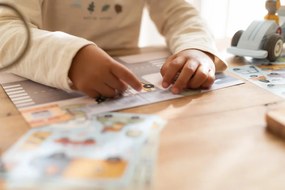 Little Dutch Knížka se samolepkami Doprava Jim