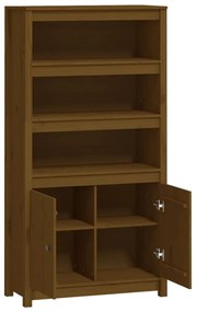 Skříň highboard medově hnědá 80 x 35 x 154 cm masivní borovice,  823522