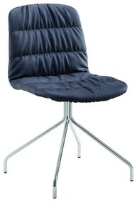 MIDJ - Čalouněná židle LIÙ, centrální podnož