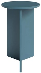 OnaDnes -20% Petrolejově modrý vysoký kulatý odkládací stolek MOJO MINIMAL 39,5 cm