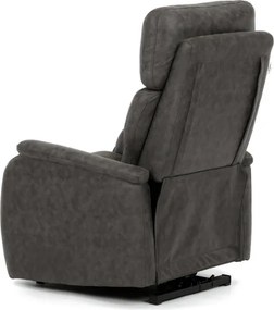 Polohovací křeslo černé, elektrické TV-L8904 BK3