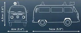 COBI 24622 Volkswagen T2 Hasiči, 1:35, 162 k