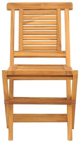 Skládací zahradní židle 2 ks 47x63x90 cm masivní teakové dřevo,  362755