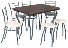 Jídelní stůl OLIVIA (bez židlí) Metpol 100/74/60 Barva: cerna