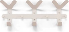 Taupe ocelový nástěnný věšák 66 cm Frondo – Spinder Design