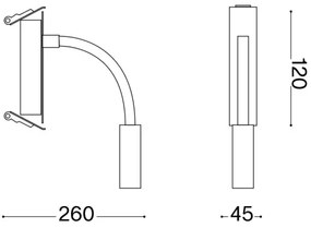 Ideal Lux - LED Flexibilní lampička IO LED/3W/230V CRI 90 bílá