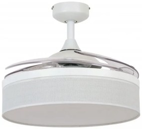 FANAWAY 511030 - LED Stropní ventilátor FRASER 3xE27/20W/230V bílá + DO