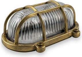 Industriální svítidlo Bulkhead ECO5700 Antická mosaz IP64