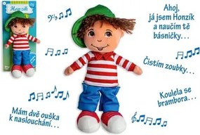 TEDDIES Panáček Honzík / Hadrový, látka / 30 cm / Česky mluvící / Na k