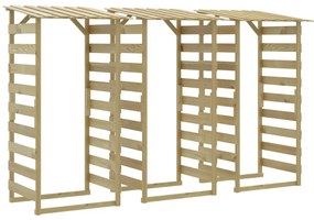 vidaXL Pergoly se střechou 3 ks 100x90x200 cm impregnovaná borovice