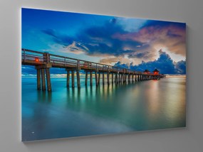 Liox Obraz molo na Floridě Rozměr: 120 x 80 cm