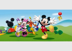 Dětská vliesová fototapeta na zed' Mickey Mouse a přátelé, Disney | 202 x 90 cm | DFTDNH 5343
