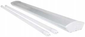 BERGE LED trubicové svítidlo T8 PRISMATIC - 2x120cm trubice - studená bílá