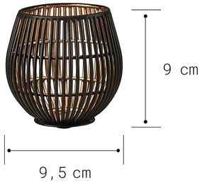 Butlers YOKO Svícen na čajovou svíčku 9 cm