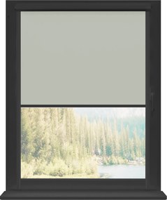Dekodum Termoizolační roleta v antracitové kazetě, barva látky Pearl Silver Šířka (cm): 53, Výška (cm): Balkonová (do 200 cm), Strana mechanismu: Levá