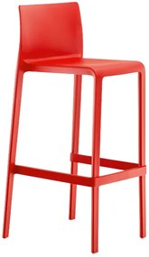 PEDRALI - Vysoká barová židle VOLT 678 DS - červená