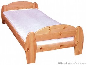 dřevěná jednolůžková postel z masivního dřeva drewfilip 5 Gina