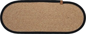 Černé/v přírodní barvě nášlapy na schody v sadě 16 ks 25x65 cm Milo Frame – Vitaus