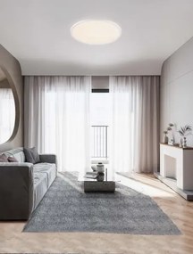 LED stmívatelné bílé moderní stropní svítidlo Aoton 55W