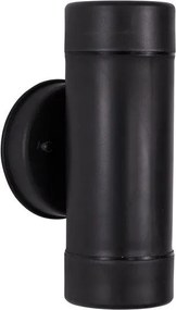 NV 9010622 Venkovní nástěnné svítidlo LIMBIO černý ABS skleněný difuzor GU10 2x7W bez žárovky IP44 světlo nahoru a dolů - NOVA LUCE