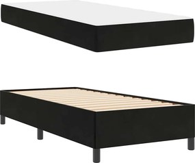 Rám postele Černá 90 x 190 cm textil 3399032