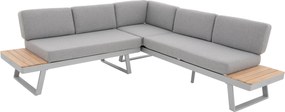 Doppler EXPERT PLUS AVERSA TEAK zahradní sedací souprava 4+2+1 šedá