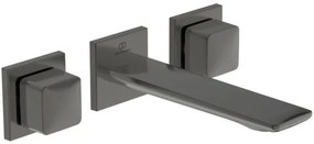 Ideal Standard Conca - Umyvadlová baterie pod omítku s kohoutkovým ovládáním, magnetově šedá A7445A5