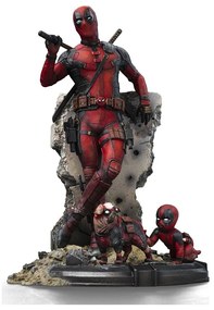 Figurka marvel - deadpool and wolverine - deadpool - art scale 1/10