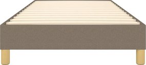 Rám postele s boxspringem taupe 80x200 cm textil 3120570