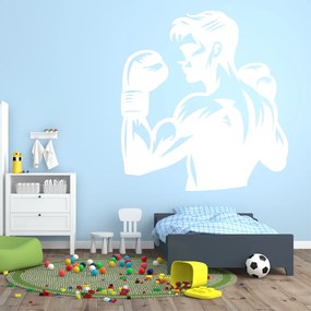 Živá Zeď Samolepka na zeď Boxer Barva: černá