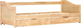 Rám vysouvací postele/pohovky borové dřevo 90 x 200 cm 283150