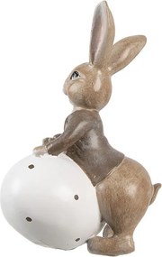 Velikonoční dekorace králík s vajíčkem - 11*7*17 cm