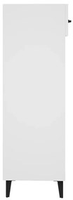 Botník bílý 30 x 35 x 105 cm kompozitní dřevo - Default Title