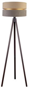 Duolla Duolla - Stojací lampa DUO 1xE27/60W/230V béžová/šedá/wenge DU83549SE