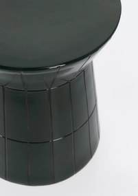 BIZZOTTO Konferenční stolek ABBES Zelená ø38 cm