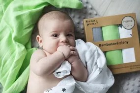 GaGa's Mušelínová plena bambus/biobavlna Zelená