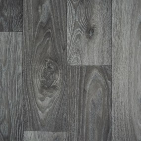 Beauflor, PVC podlaha - lino Blacktex Fumed Oak 966M - dub, na míru, šíře 3m,4m, šedá, filc, chodba / předsíň