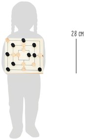 small foot Dřevěné kompaktní šachy 3v1