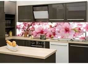 Samolepicí fototapeta na kuchyňskou linku Květy jabloní KI260-054 / Fototapety do kuchyně Dimex (260 x 60 cm)