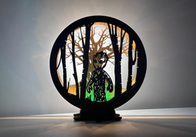 Li-Go "Grut" lampa 20x22cm provedení povrchu: dub světlý