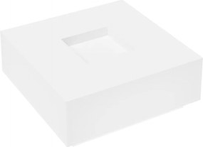 Konferenční stolek bílý 100 x 100 x 40 cm kompozitní dřevo 3284049
