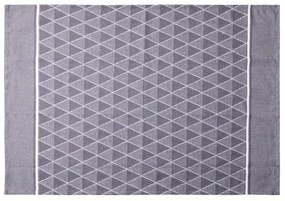 Ocelově šedé kuchyňské utěrky 50 x 70 cm, 2 kusy - Basic Ambiente (596412)
