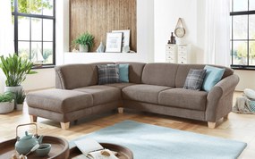 XXXLutz ROHOVÁ SEDAČKA, textil, šedohnědá Sit & More - Sedací soupravy - 000144005346