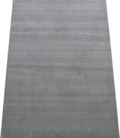 BE Koberec Zurich 1901 GREY - šedý obdélníkový Rozměr: 60x100 cm