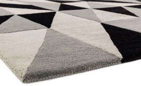 Černý  koberec Jigsaw Flag Grey Rozměry: 200x290 cm