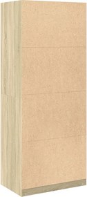 Šatní skříň dub sonoma 80 x 50 x 200 cm kompozitní dřevo 3307722